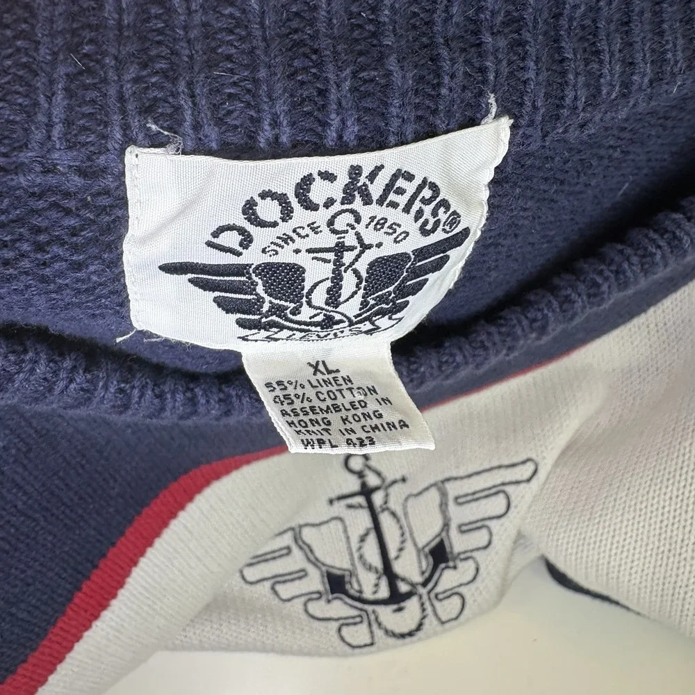 Dockers | Sweaters | Mens Xl Sweater Vintage Dockers Naval Sailing ...